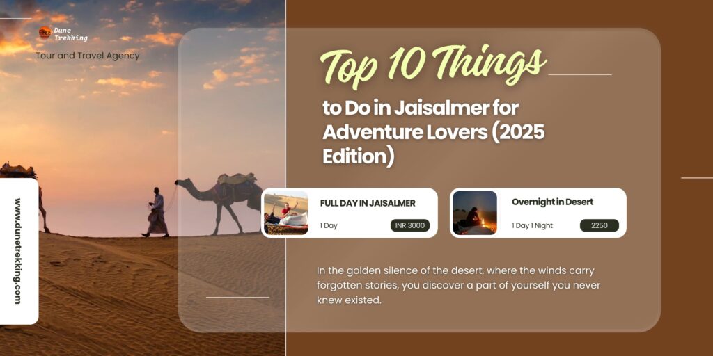 Top 10 Things to Do in Jaisalmer 2025 | Adventure Guide